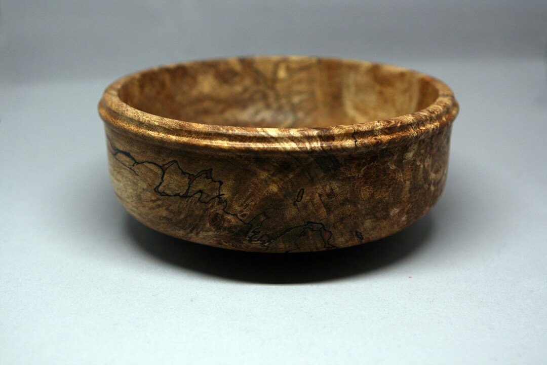 Figured and Spalted Maple Bowl - Crafted by Chris Keel (hand Turned ...