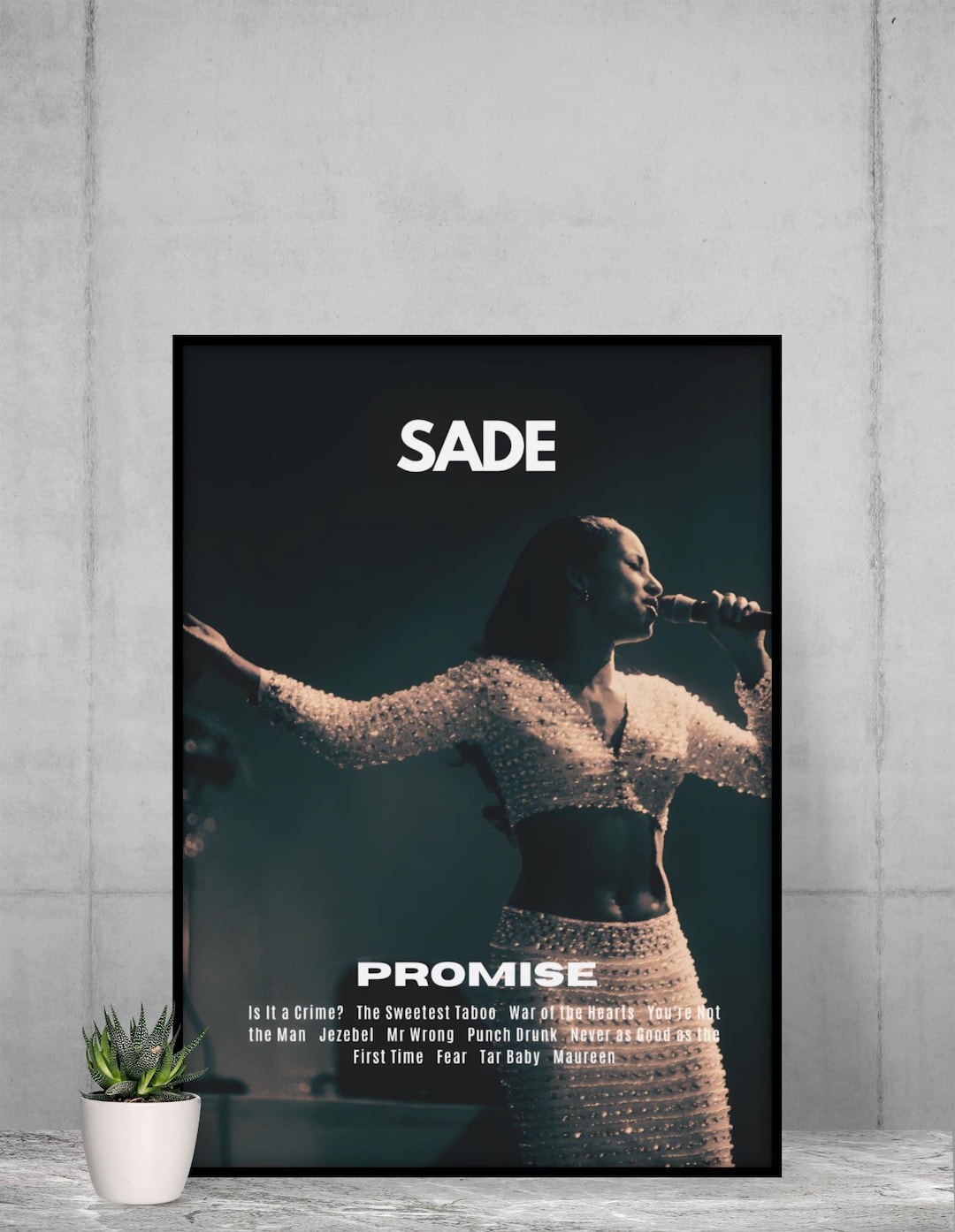 Sade | Sade Album Poster | Promise Poster | Promise Album Poster ...