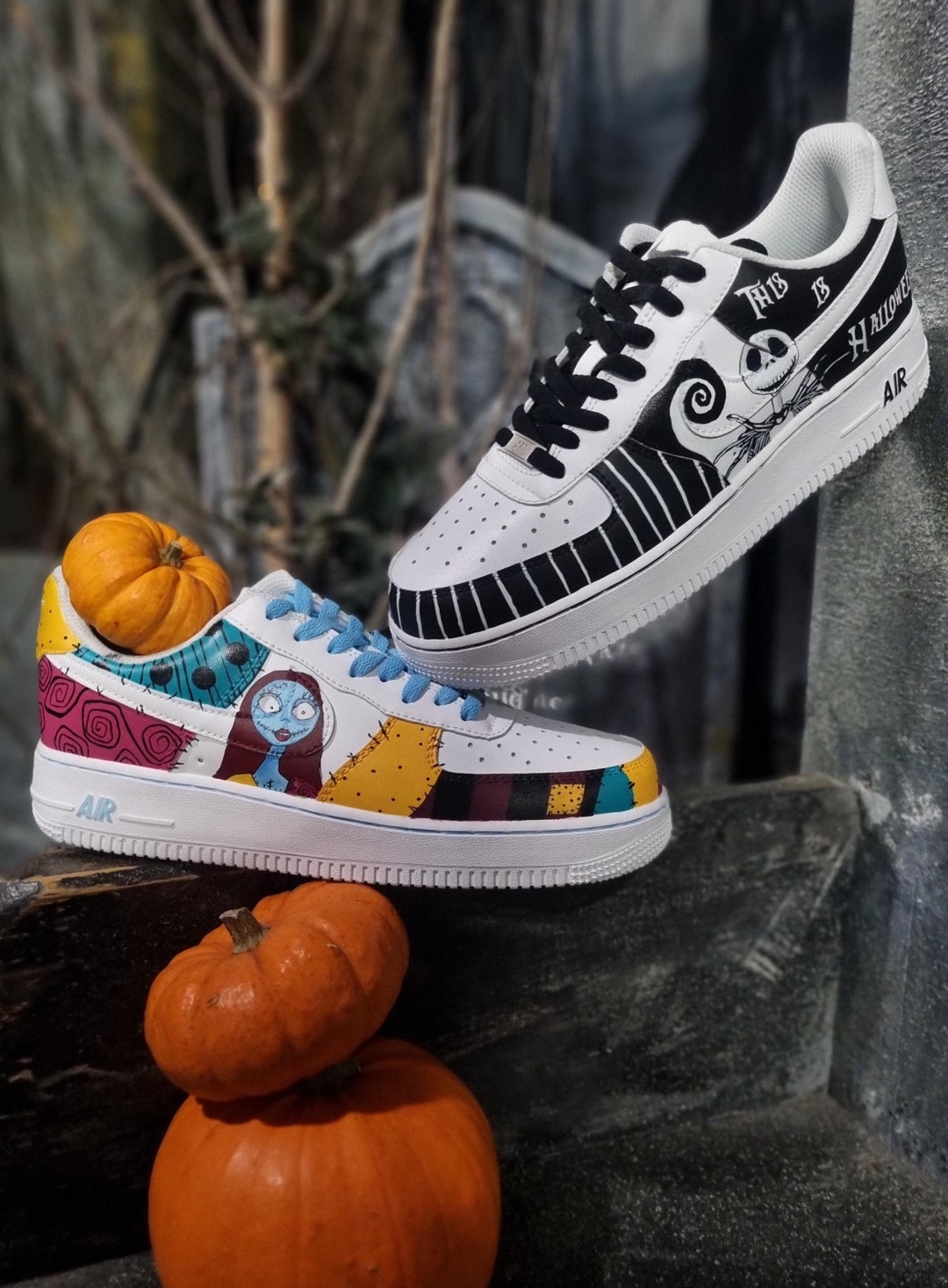 Nightmare Before Christmas - Custom AF1 Sneakers - Etsy Canada