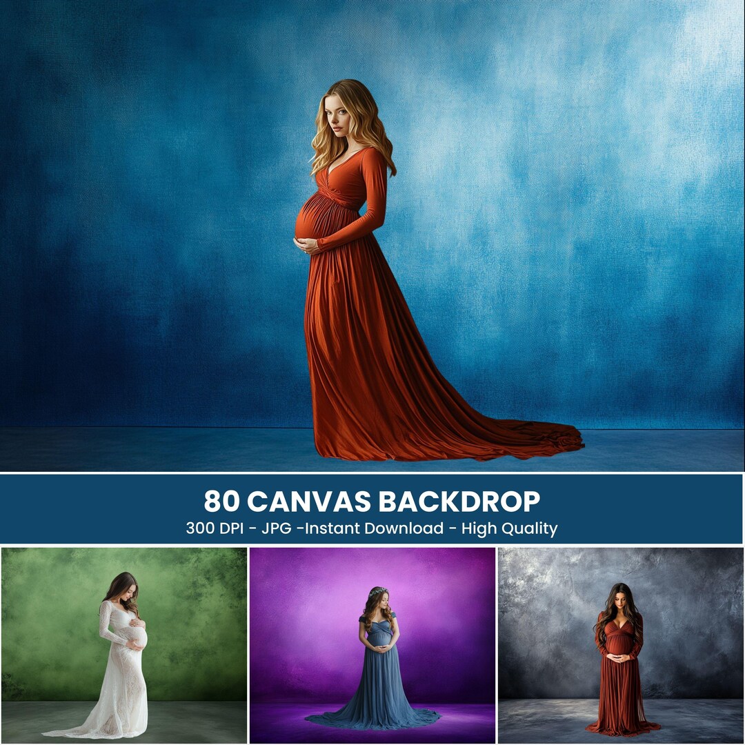 80 Canvas Backdrops - Digital Fine Art Hand Painted Canvas Backgrounds ...