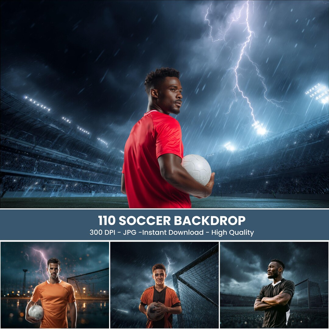Soccer Stadium Photography Backdrop, Senior Portraits (JPG File) - Etsy