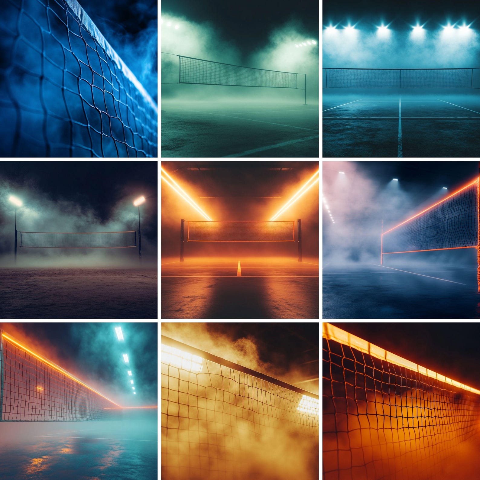 Custom Volleyball Backdrops: Sports Posters & Senior Banners (digital ...