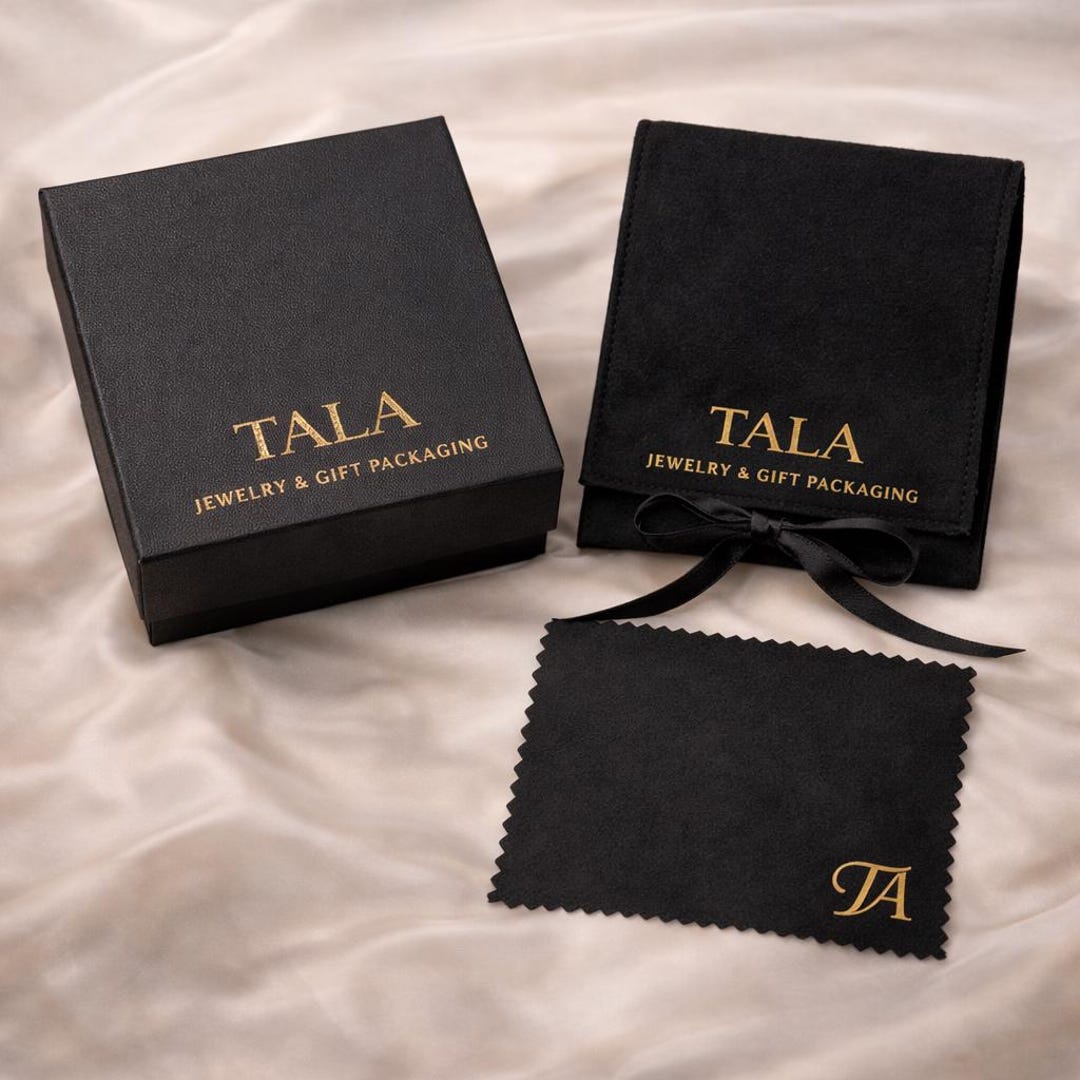 Personalized Jewelry Packaging Set • Custom Logo Gift Box, Pouch ...