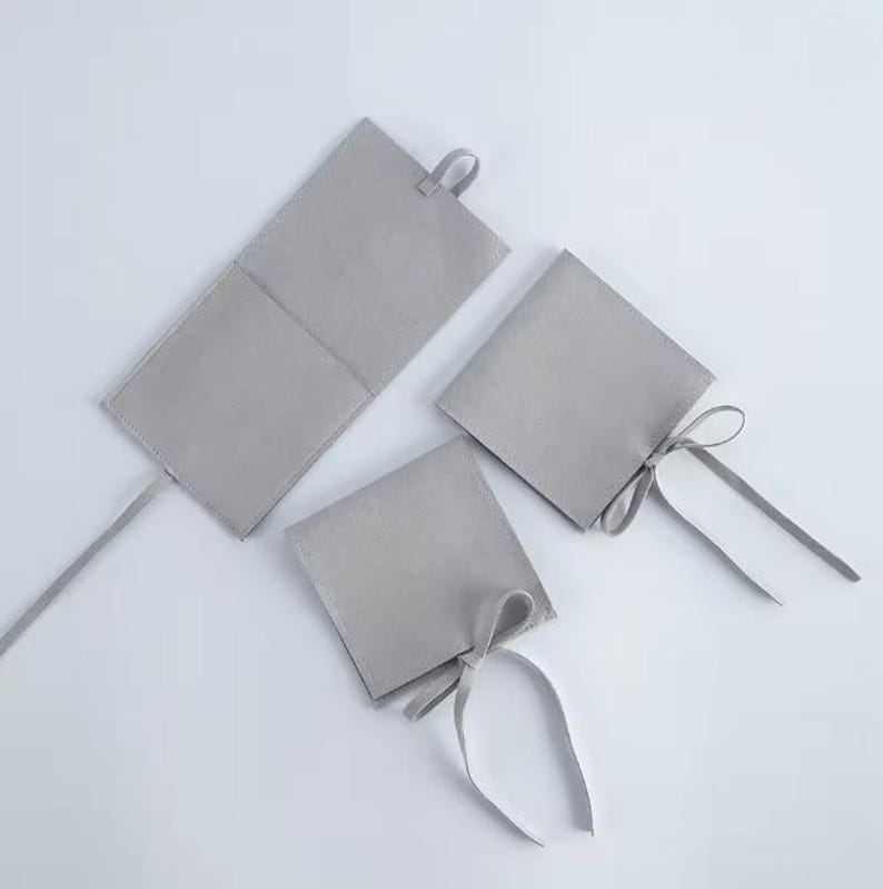 Custom Jewelry Gift Box Set With Pouch and Polish Cloth • Personalized ...