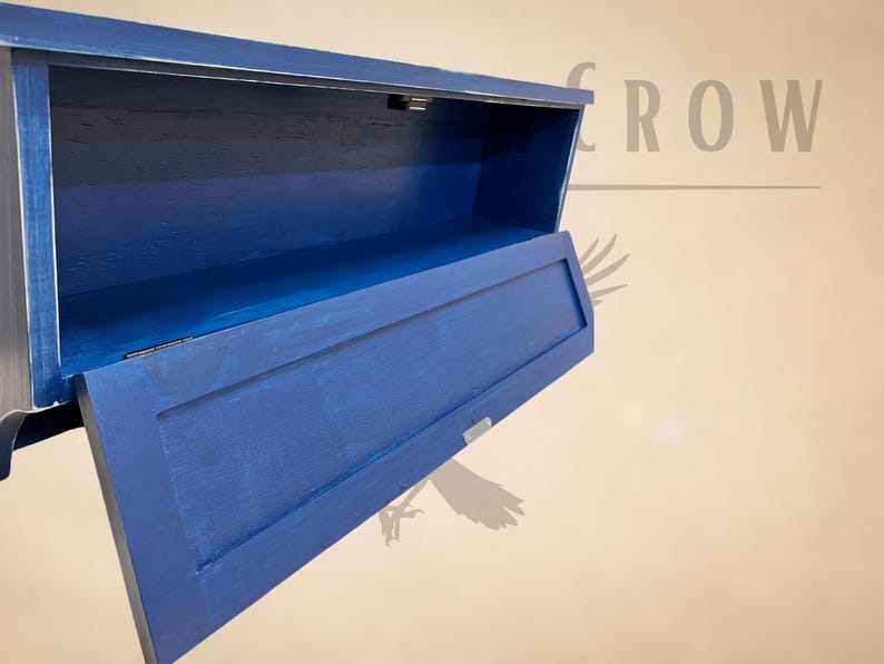 Country Crow Shelf: 32" Farmhouse Wall Shelf With Pegs - Etsy