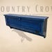 Country Crow Shelf: 32" Farmhouse Wall Shelf With Pegs - Etsy