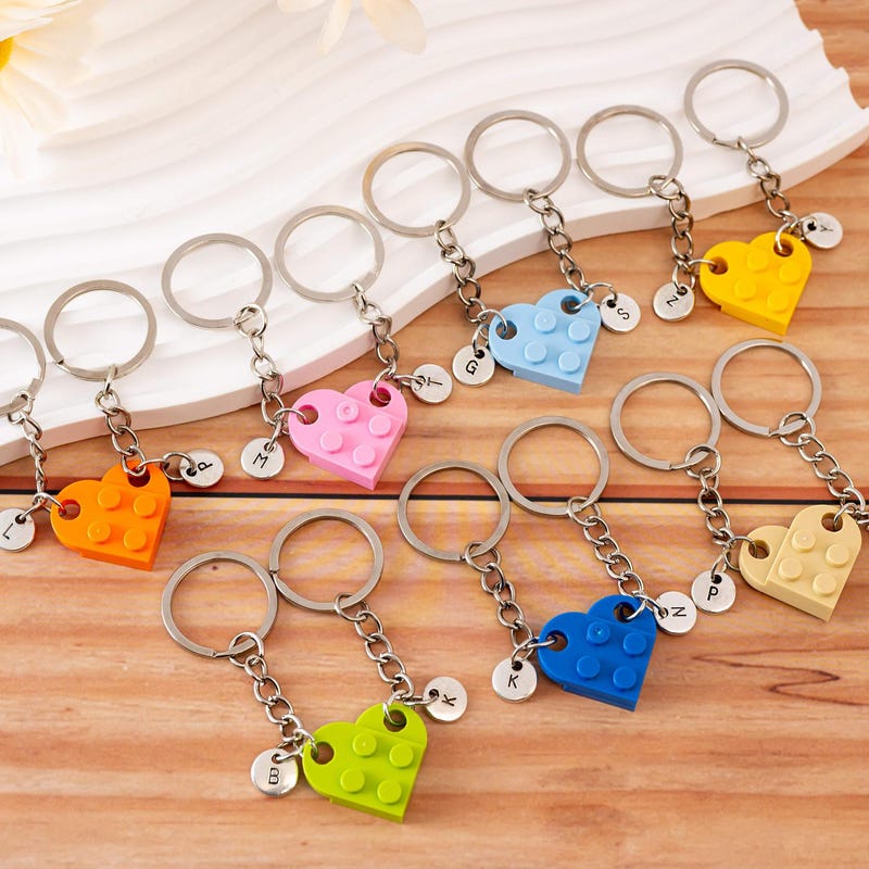 Personalized Legos Keychains - Etsy