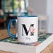 Floral Alphabet Personalized Coffee Mug, Custom Gift for Mom and ...