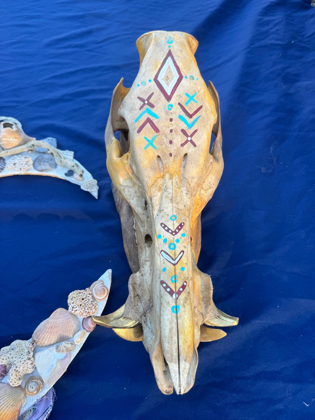 Tribal Boar Skull - Etsy