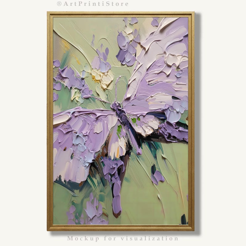 Textured Art Butterfly - Etsy
