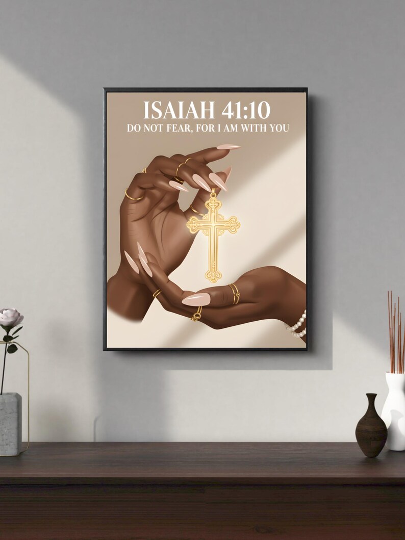 Isaiah 41:10 Scripture Print | Christian Home Decor (digital Download ...