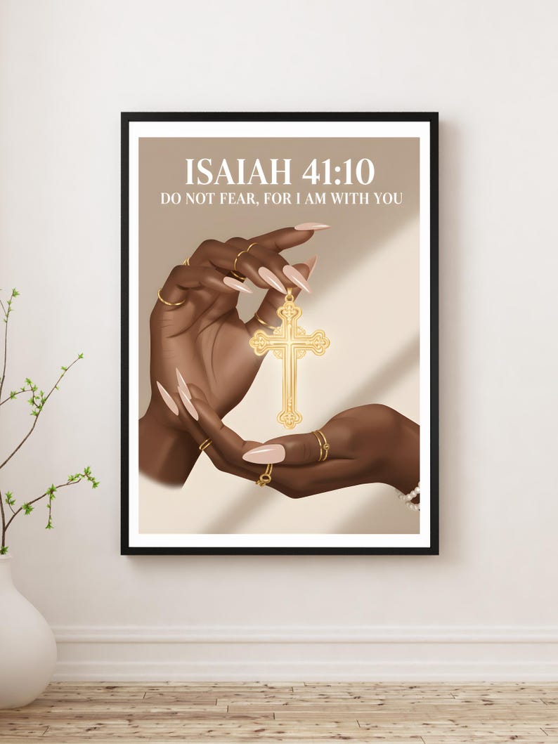 Isaiah 41:10 Scripture Print | Christian Home Decor (digital Download ...