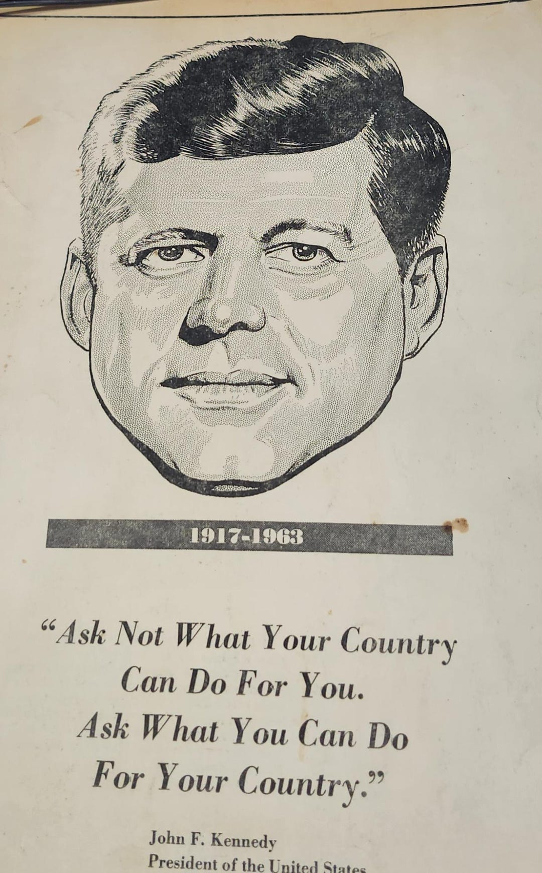 Ask Not What You Country Can Do for You ......the Indianapolis Star - Etsy