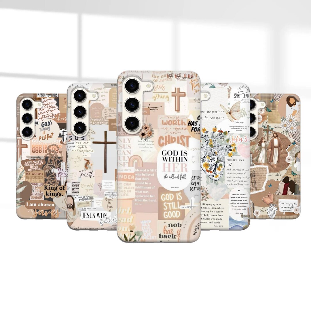 Bible Verses Phone Case Christian Cover Fit for Samsung S25 S24 S23 S22 S21 Plus Ultra FE S10 ...