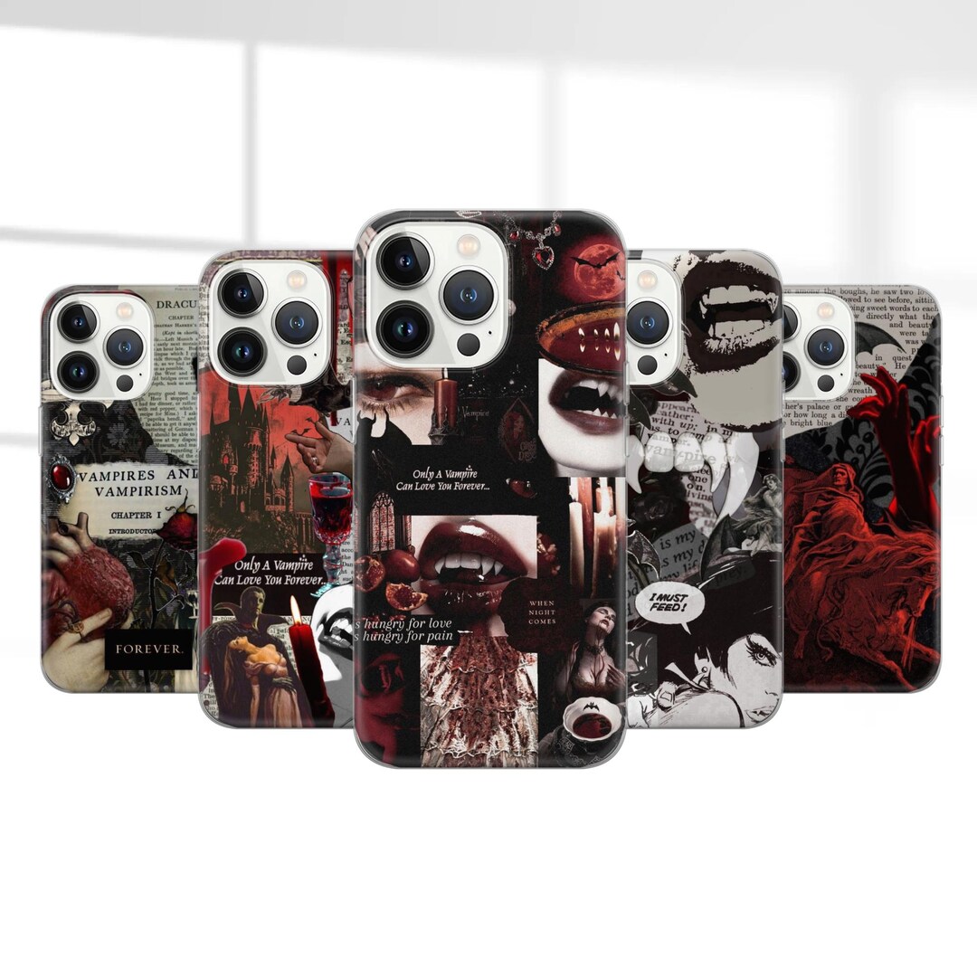 Vampire Phone Case - Horror Dracula Gothic for iPhone 17 Pro Max, 16e ...