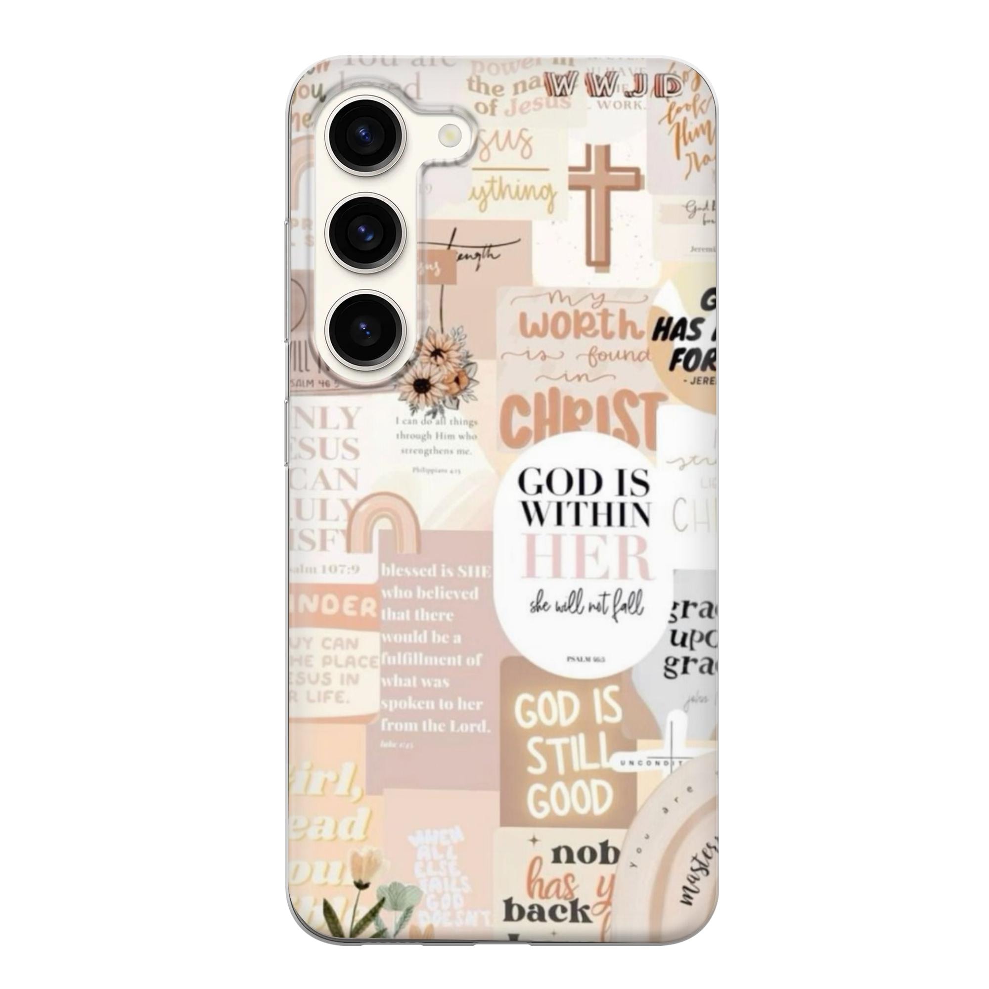 Bible Verses Phone Case Christian Cover Fit for Samsung S25 S24 S23 S22 ...