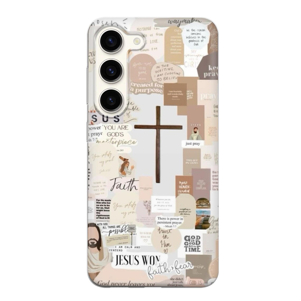 Bible Verses Phone Case Christian Cover Fit for Samsung S25 S24 S23 S22 ...