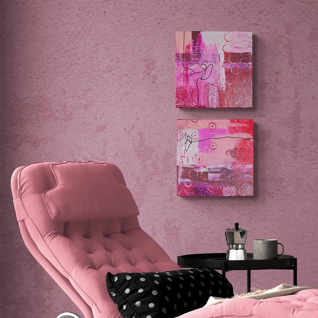 Pinked Out 1 and 2 - Etsy