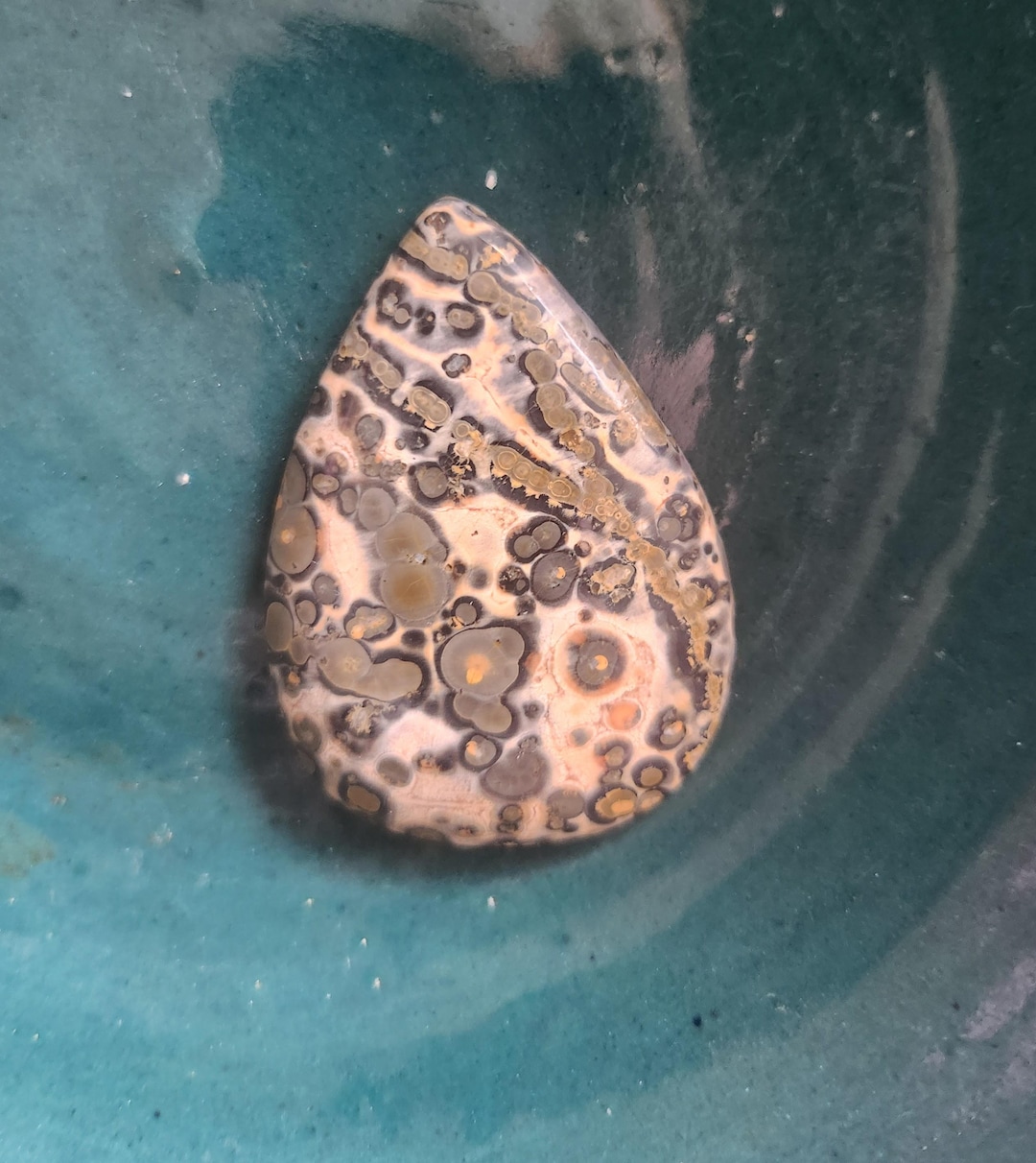 Large Leopard Skin Jasper Cabochon - Hand Polished in USA - Leopard ...