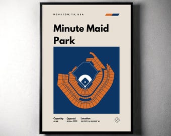 Cleveland Guardians Poster, Progressive Field Stadium Print, Mid ...