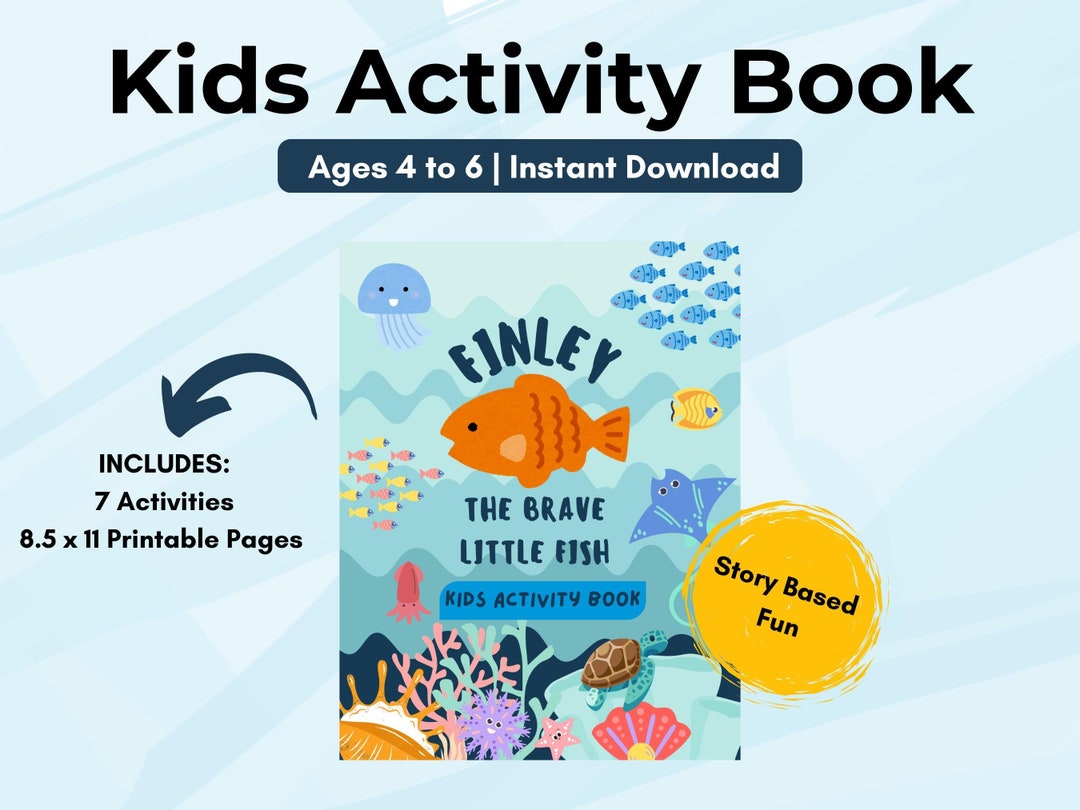 Printable Kids Activity Book PDF | Fun Educational Activities for Ages ...