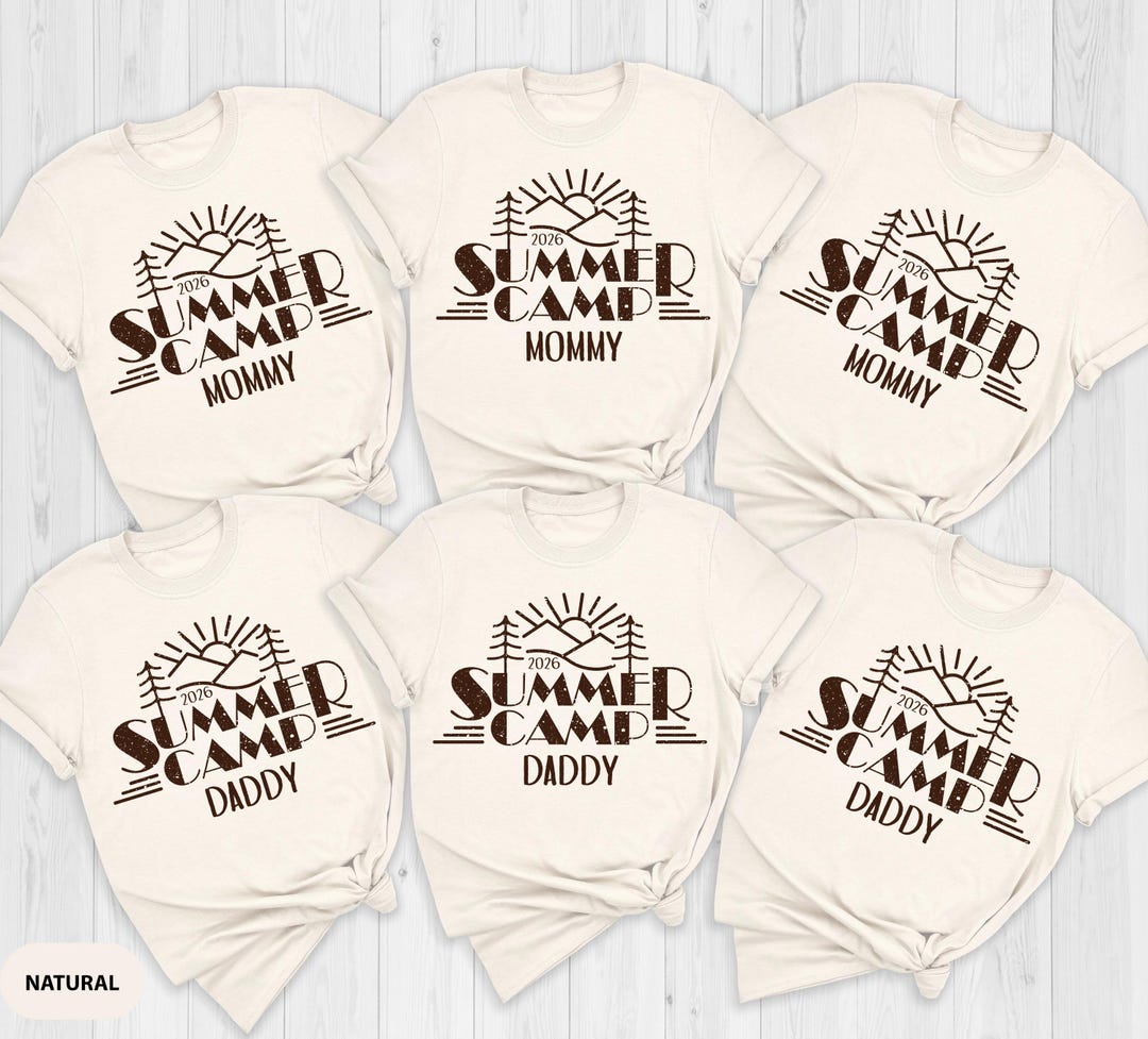 Personalized Summer Camp Shirt, Family Matching Camping Shirts, Camp ...