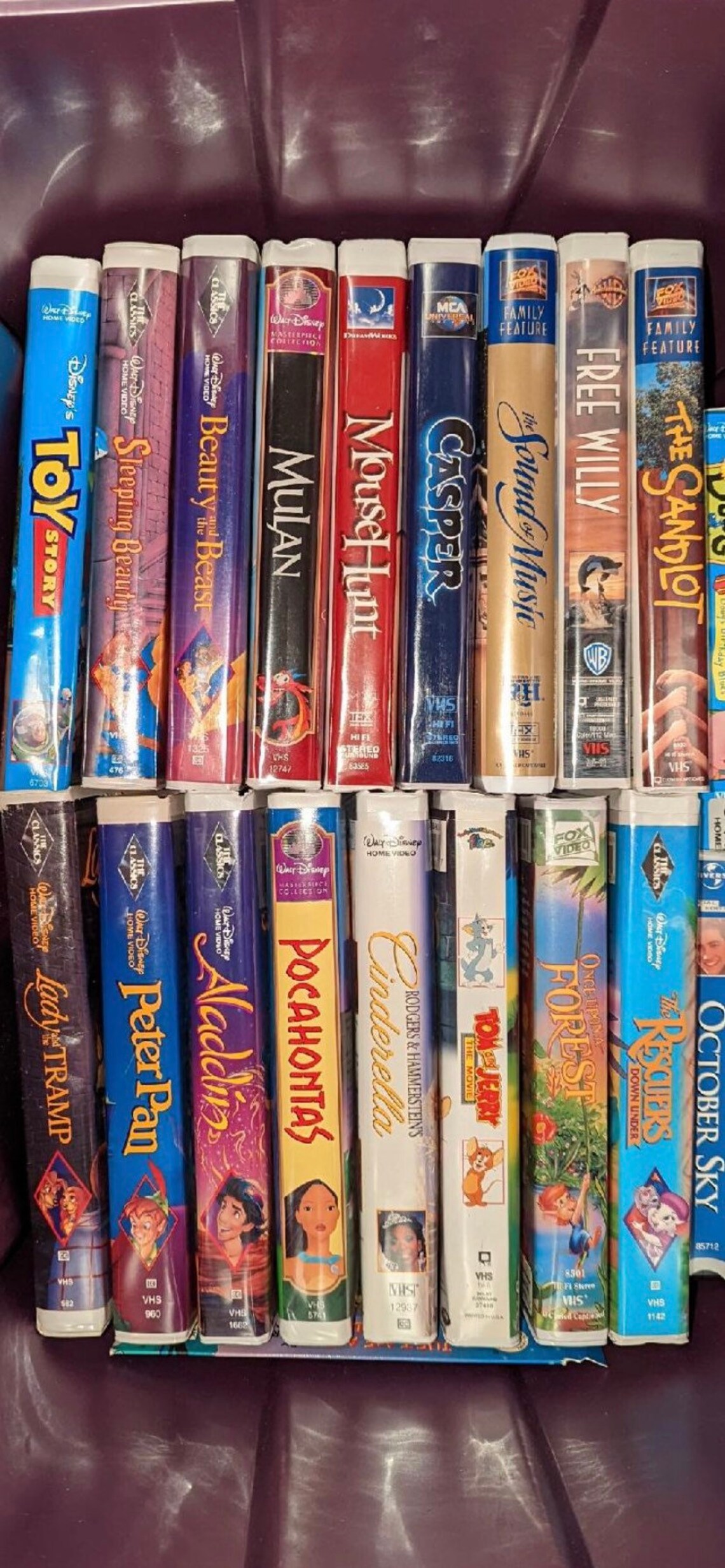 VHS Cases With Tapes - Etsy