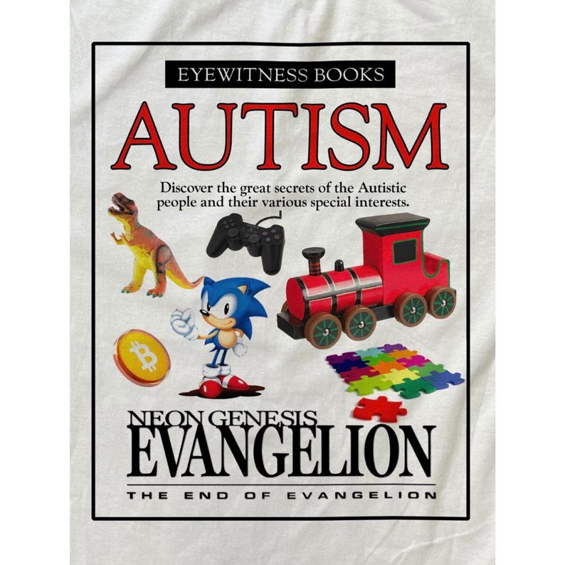 Autism Neon Genesis Evangelion - Custom Funny Graphic T-shirt | Unisex ...
