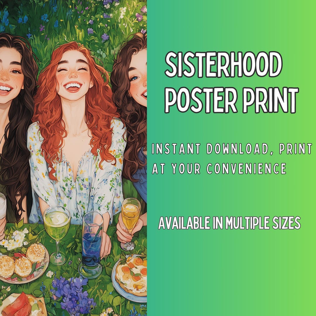 Sisterhood Poster Instant Download - Etsy