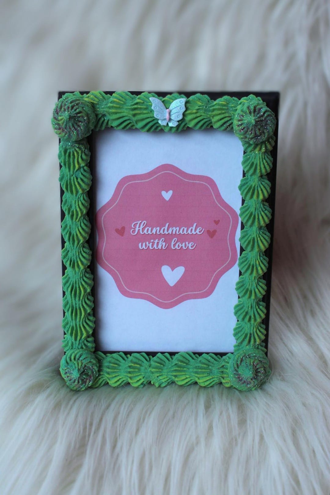 Forest Fake Cake Picture Frame, Cute Picture Frame, Girly Decor, 4 X 6 ...