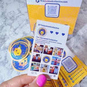 Custom IG Social Media Business Cards: Holographic or Glossy Finish - Etsy