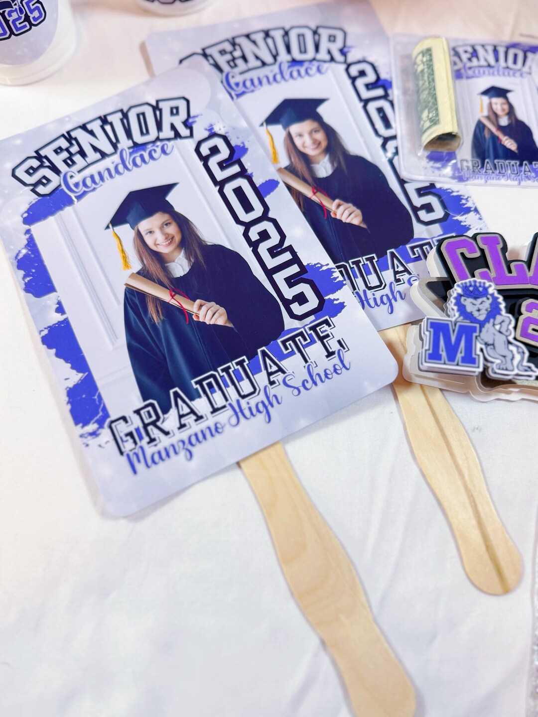 Custom Graduation Face Fan 2025: Personalized Grad Party Decor - Etsy