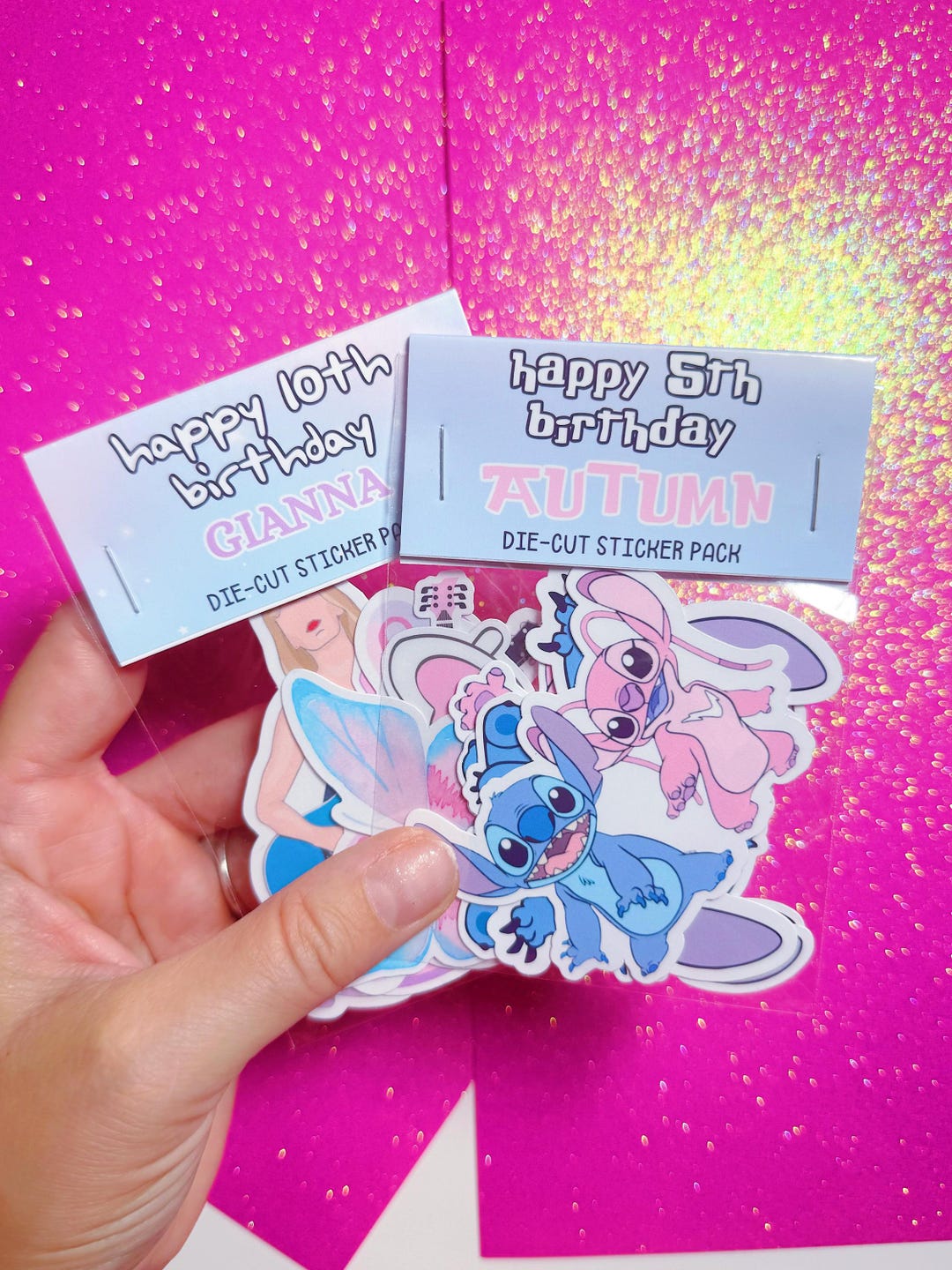 Custom Die Cut Sticker Variety Pack: Personalized Party Favors - Etsy