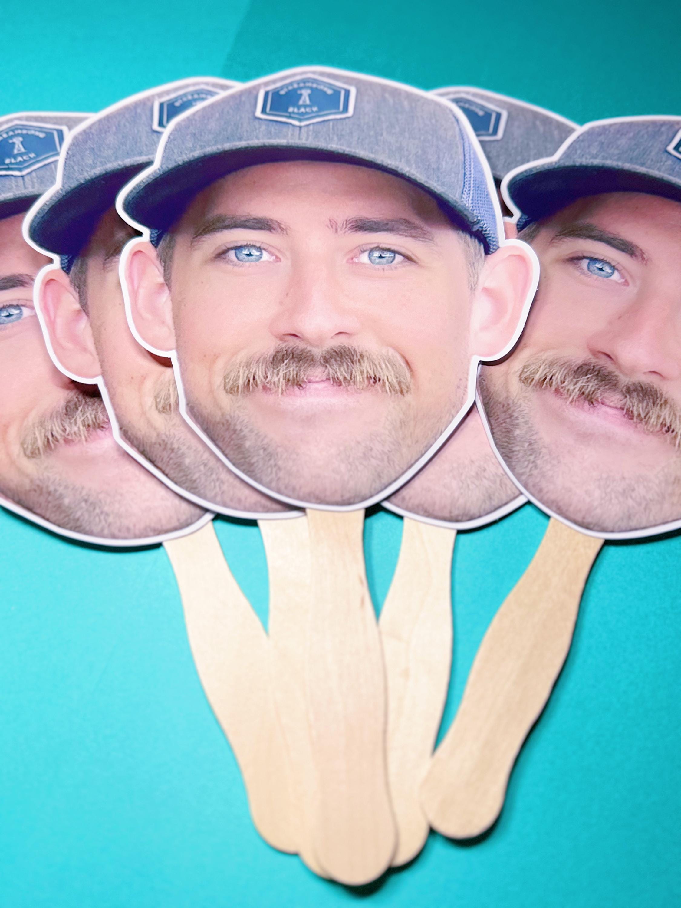 Custom Face Photo Prop: Party Decor Cutout With Stick - Etsy