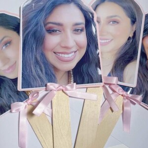 Custom Printed Face Photo Props Party Decor Face Cut Out Party Decor ...