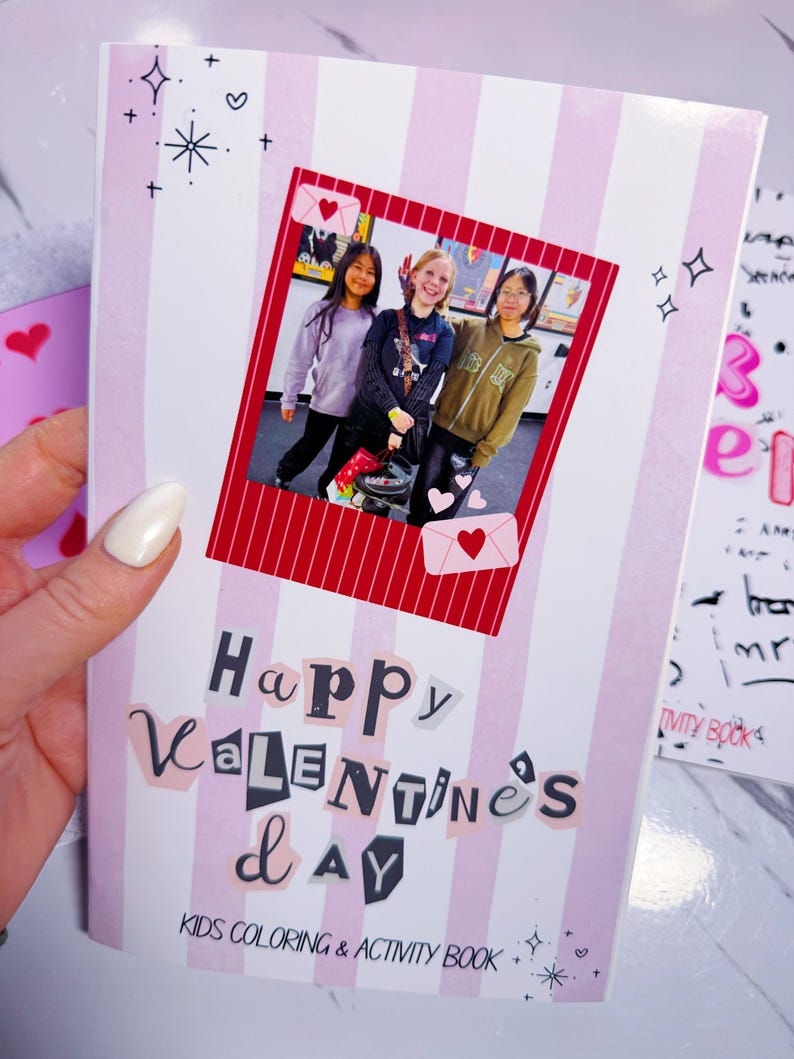 Kids Valentine’s Day Coloring Book Party Favors: Classroom Valentine ...