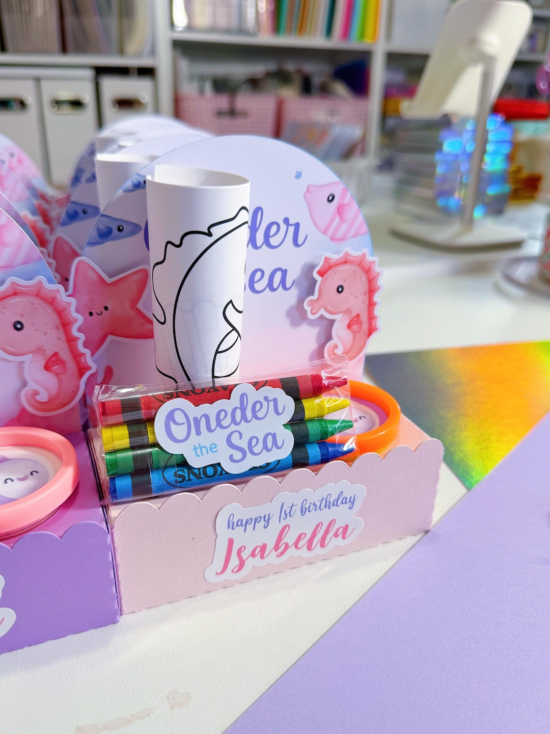 Personalized Play-dough Box Party Favor With Mini Toys & Coloring Book ...