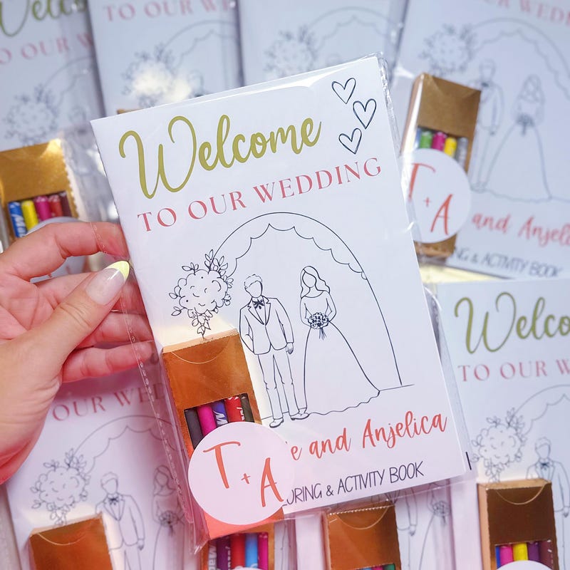 Kids Wedding Activity Kit - Etsy