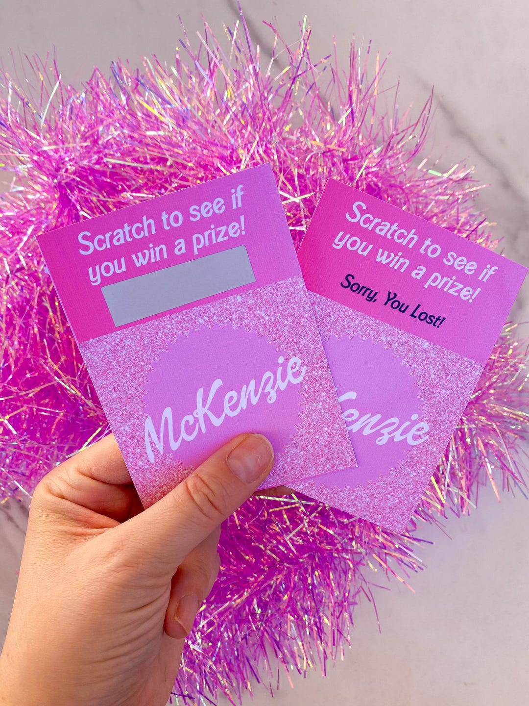 Custom Party Favor Scratch-off Cards: Birthday Scratch off Card - Etsy