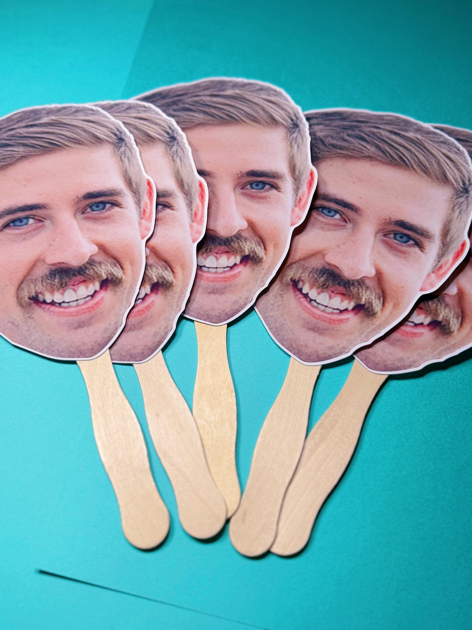 Custom Printed Face Photo Props Party Decor Face Cut Out Party Decor ...