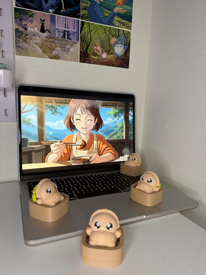 Mochimori Village Dumpling Clicker | Cute Food Fidget | Kawaii Desk Toy ...