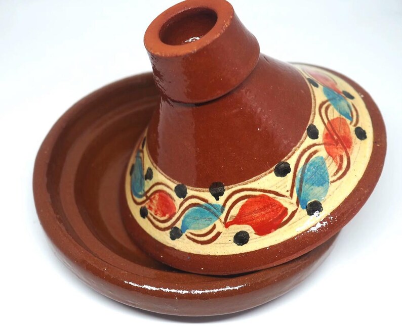 Handmade Moroccan Ceramic Tagine Pot –traditional Clay Cooking Vessel ...