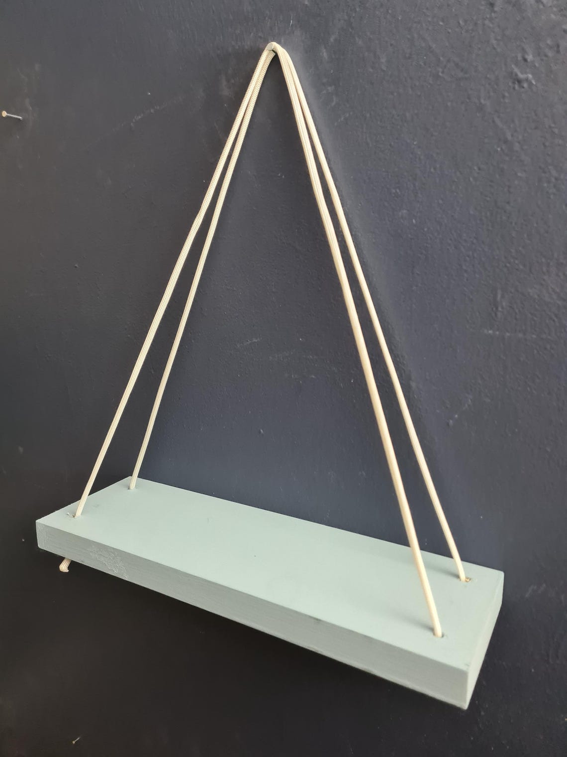 Hanging Shelf, Nursery Shelf, Roped Shelf, Cute Shelf, Nursery Decor ...