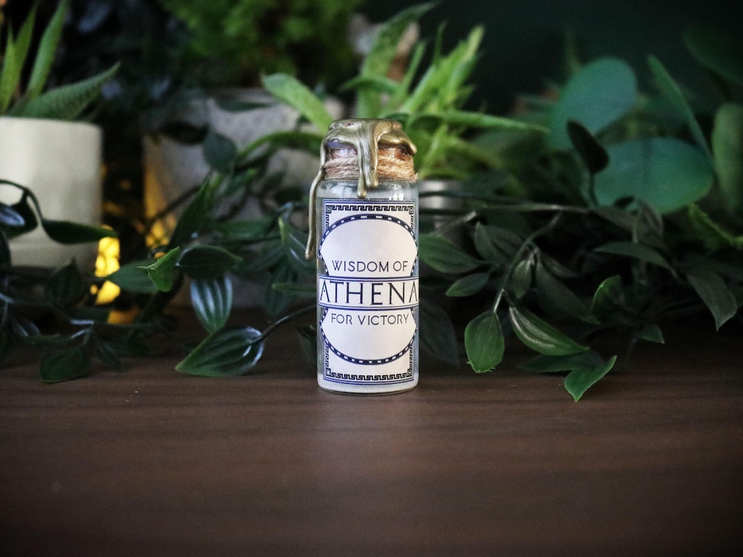 Athena Mini Potion : Greek Mythology, TTRPG Prop, Bookshelf Decor ...