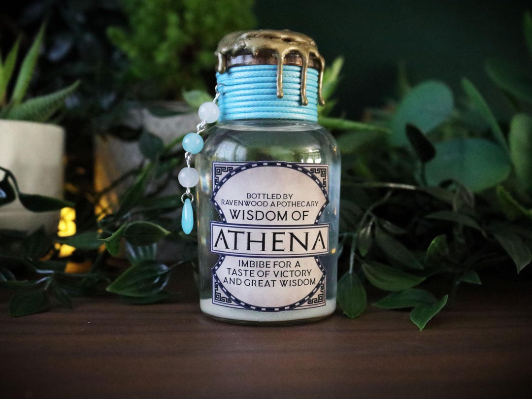 Athena's Wisdom Potion : Greek Mythology, TTRPG Prop, Bookshelf Decor ...