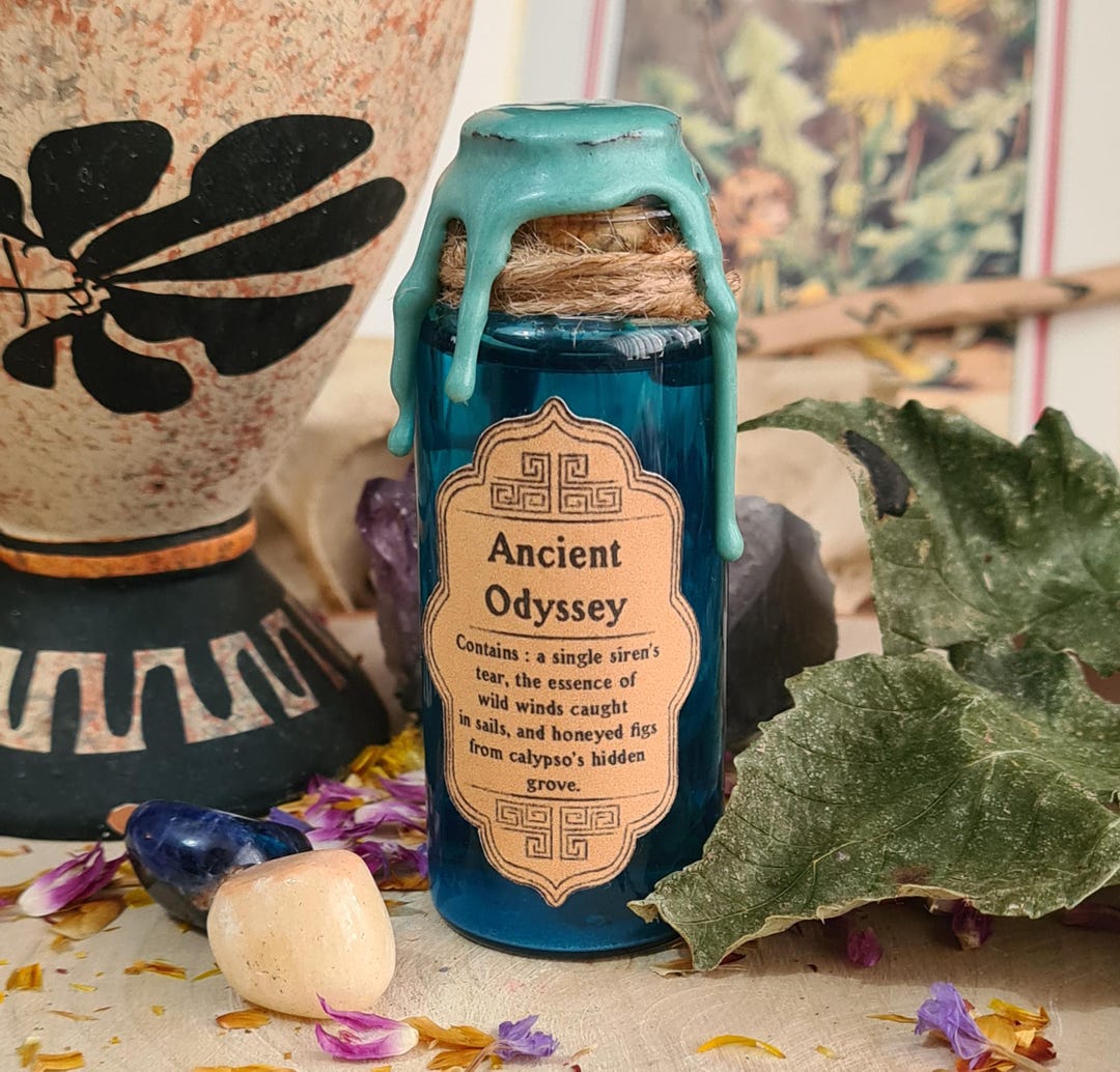 Ancient Odyssey Decorative Potion, Altar Piece, Dnd Potion, RP Potion ...