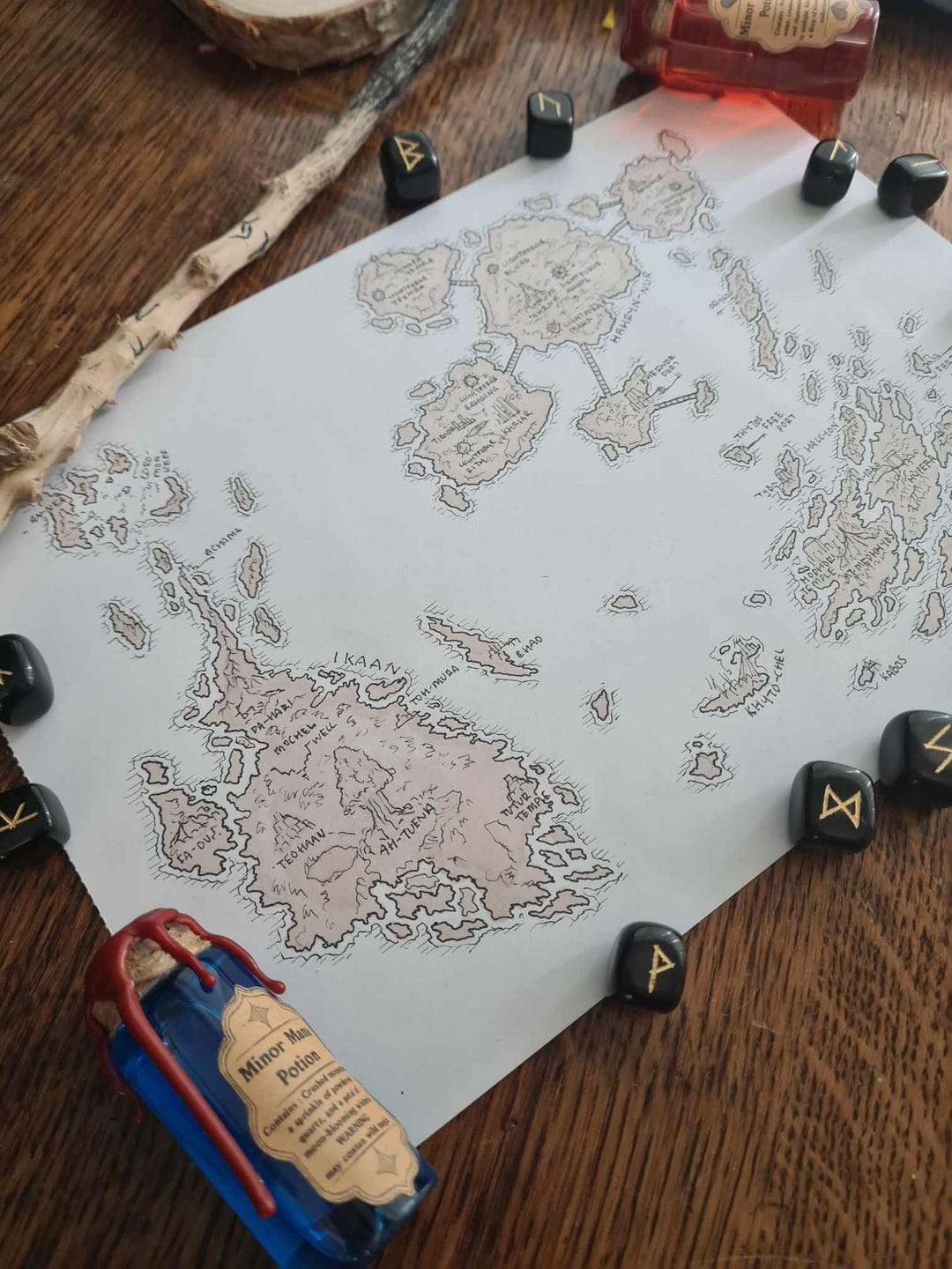 Custom Fantasy Map, Hand Drawn Map, TTRPG Map, Tabletop Map, Fantasy ...