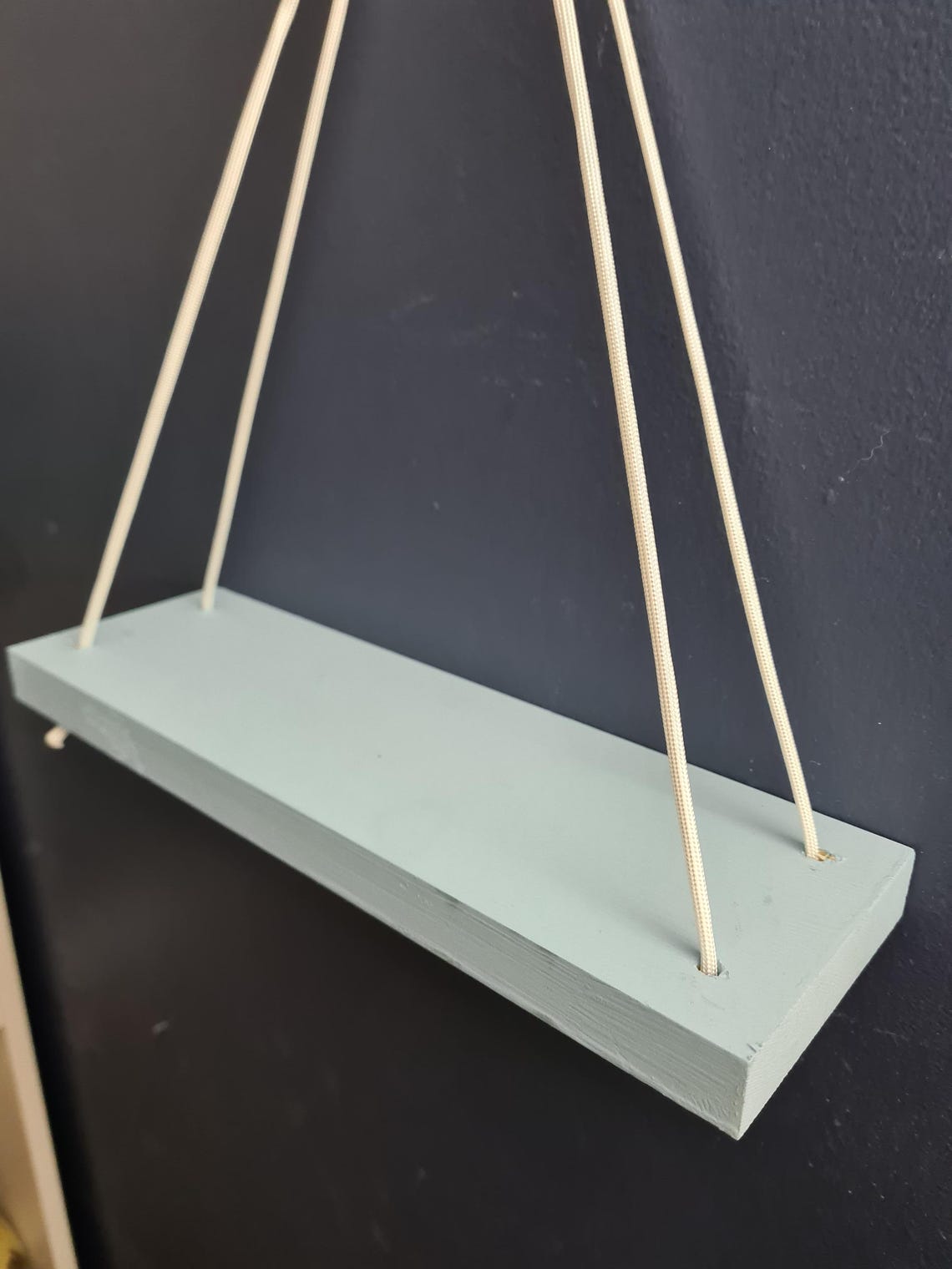 Hanging Shelf, Nursery Shelf, Roped Shelf, Cute Shelf, Nursery Decor ...