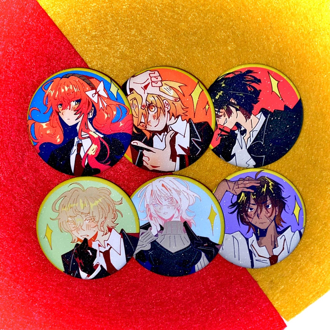 Limbus Company PINS! - Ishmael, Faust, Ryoshu, Heathcliff, Sinclair - Etsy