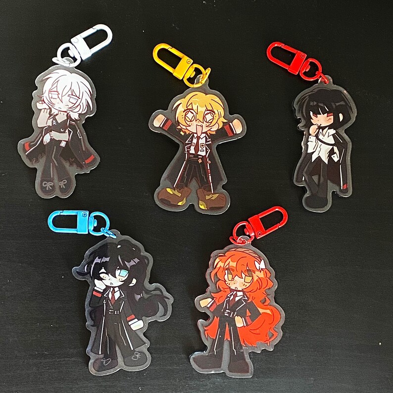 LIMBUS COMPANY Keychains! - Ishmael, Don Quixote, Hong Lu, Ryoshu ...